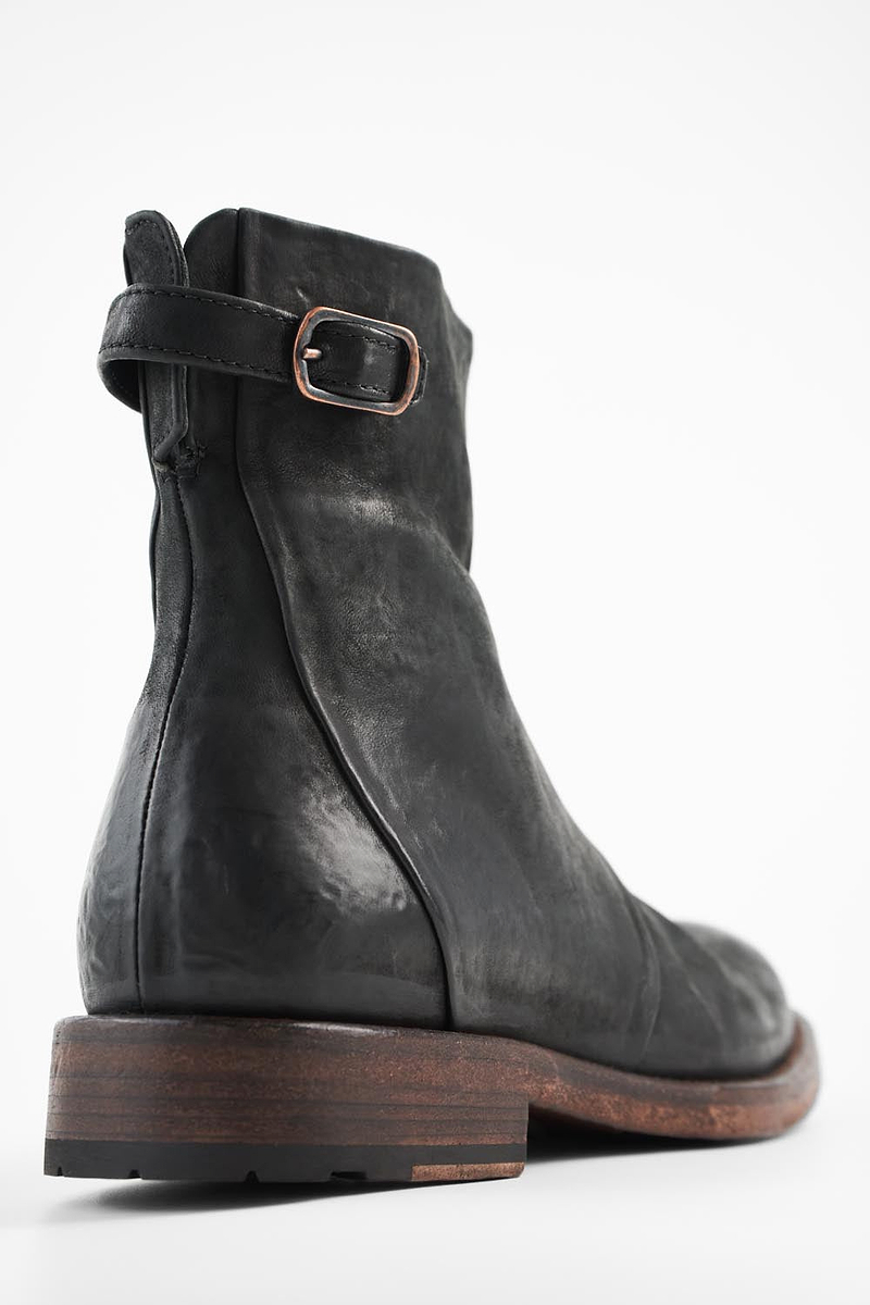 EYTON black laceless ankle boots | untamed street – UNTAMED STREET