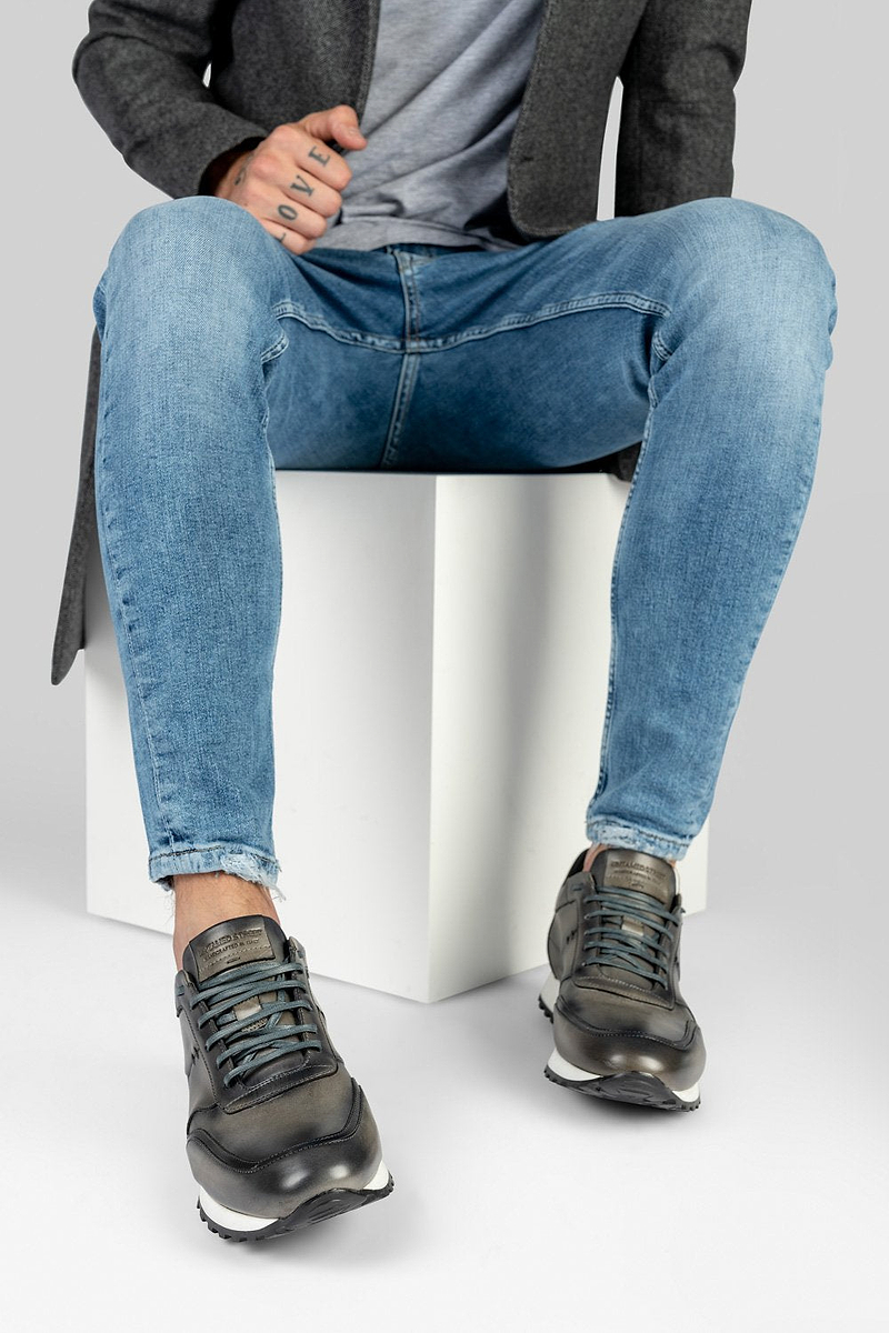 SOHO grey patina runners | untamed street – UNTAMED STREET